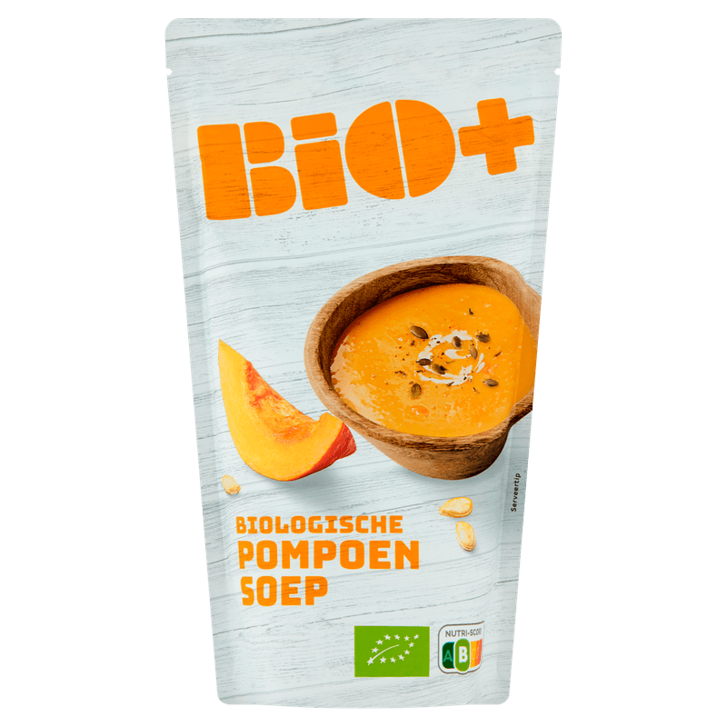 Bio+ Soep in zak pompoen. Nu bij Dirk | Dirk