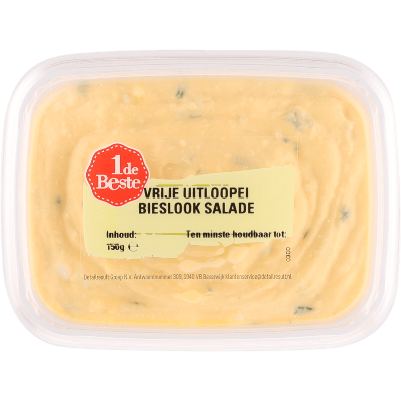 1 de Beste Vrije uitloopei bieslook salade | Dirk