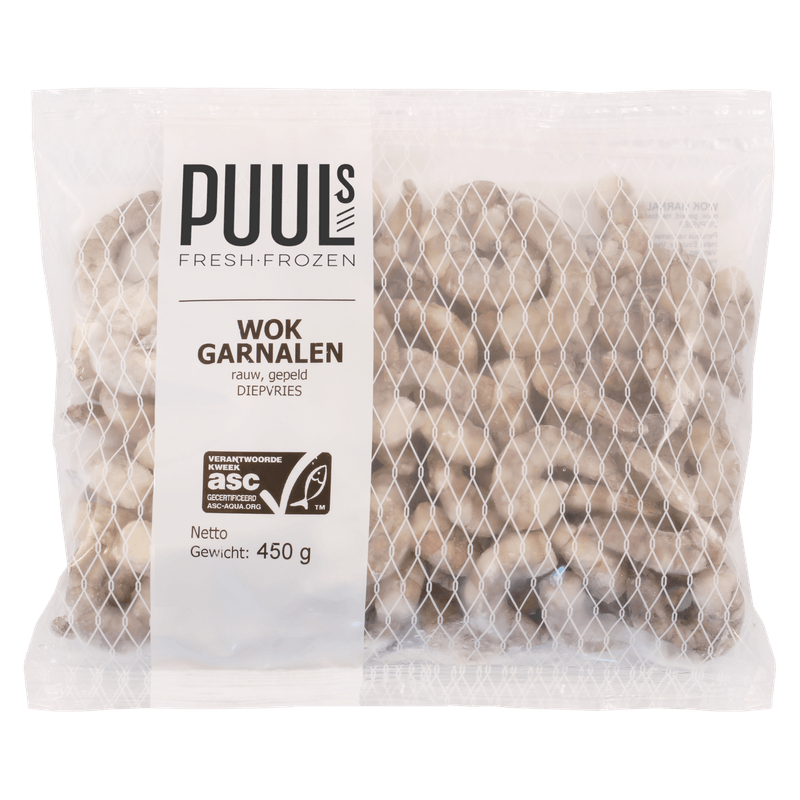 Klaas Puul Wokgarnalen rauw. Nu bij Dirk | Dirk