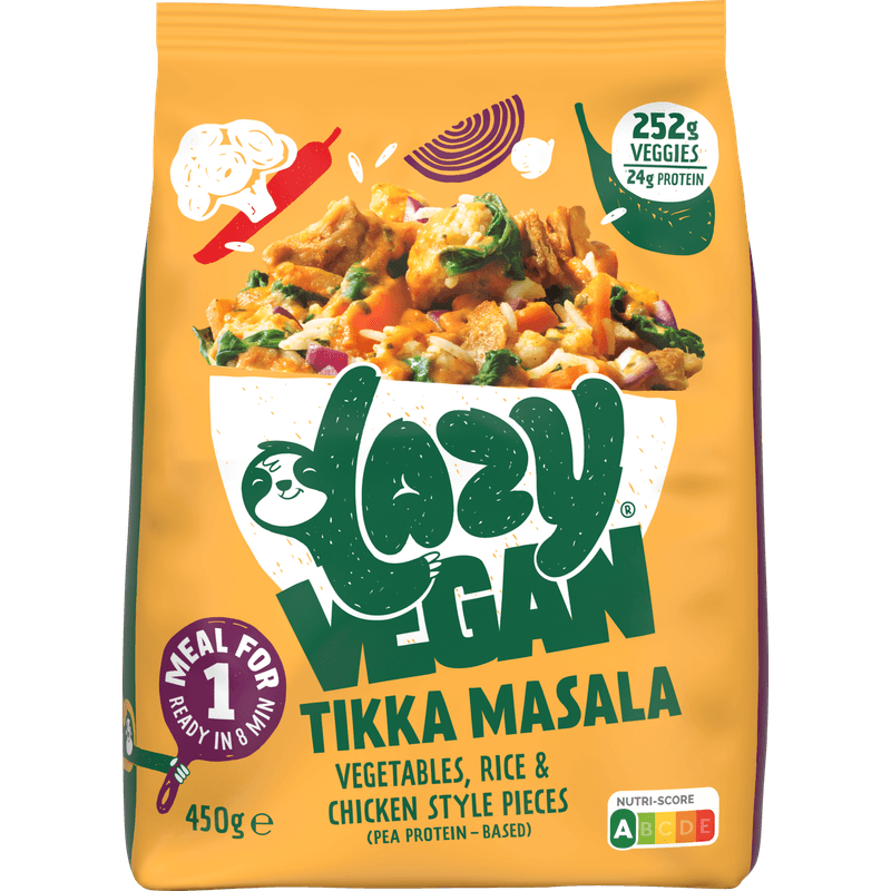 Lazy Vegan Tikka masala. Nu bij Dirk | Dirk