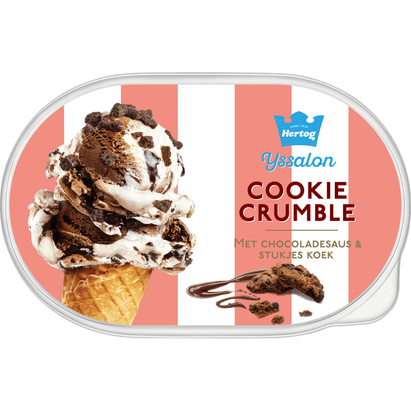 Hertog Ijs cookie crumble. Nu bij Dirk | Dirk