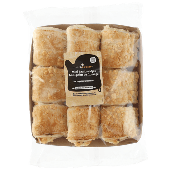 Aanbieding: Dutch Bakery Verse kaasbroodjes 9 stuks | Dirk