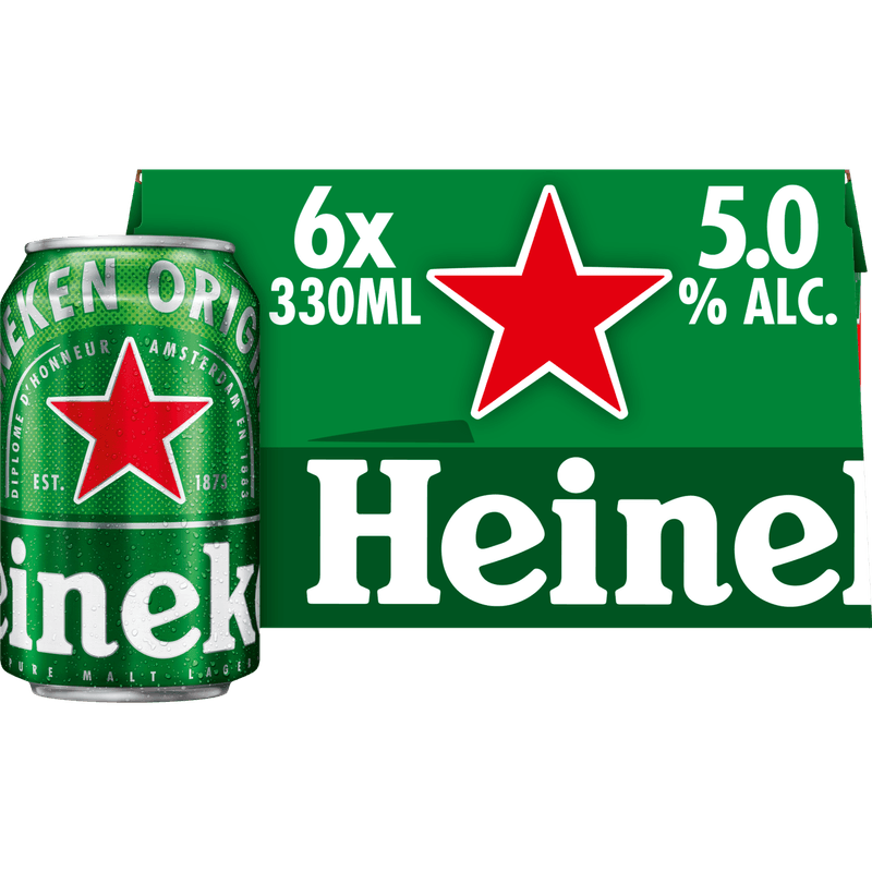 Heineken Pilsener 6x33 cl. Nu bij Dirk | Dirk