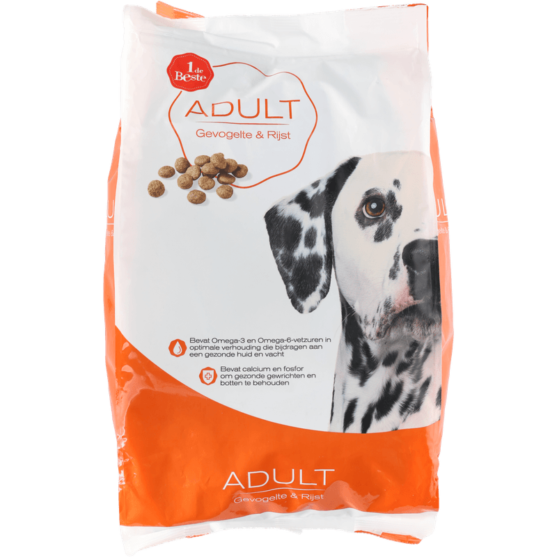 1 de Beste Hondenvoer adult kip groente | Dirk