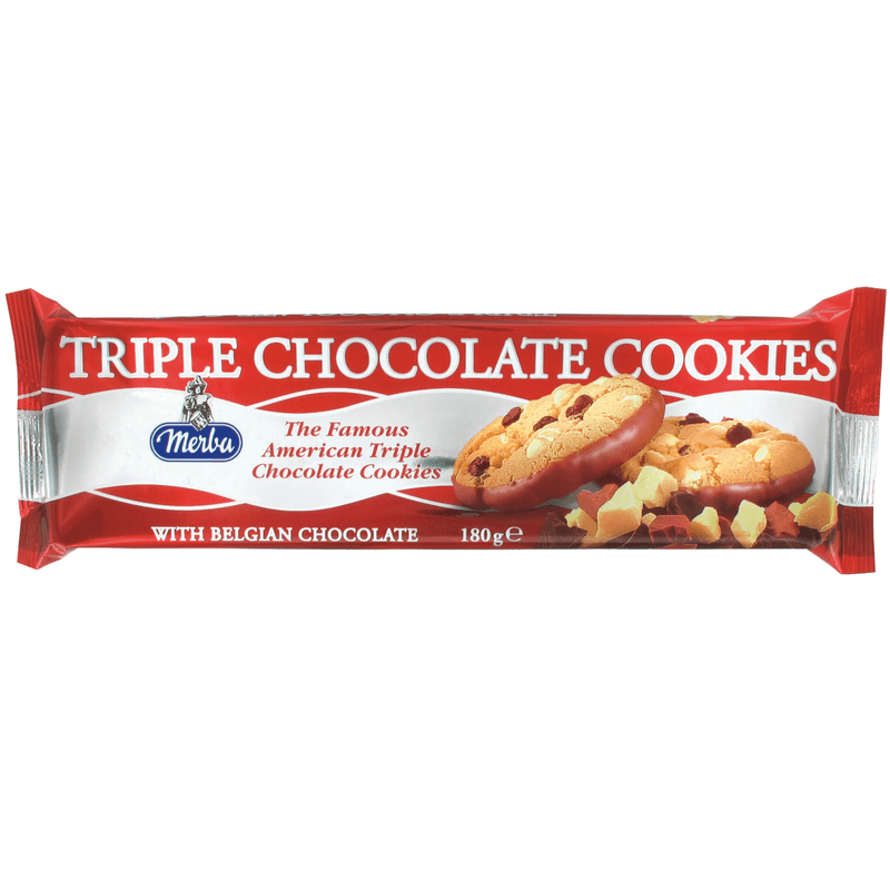 Merba Triple chocolate cookies | Dirk